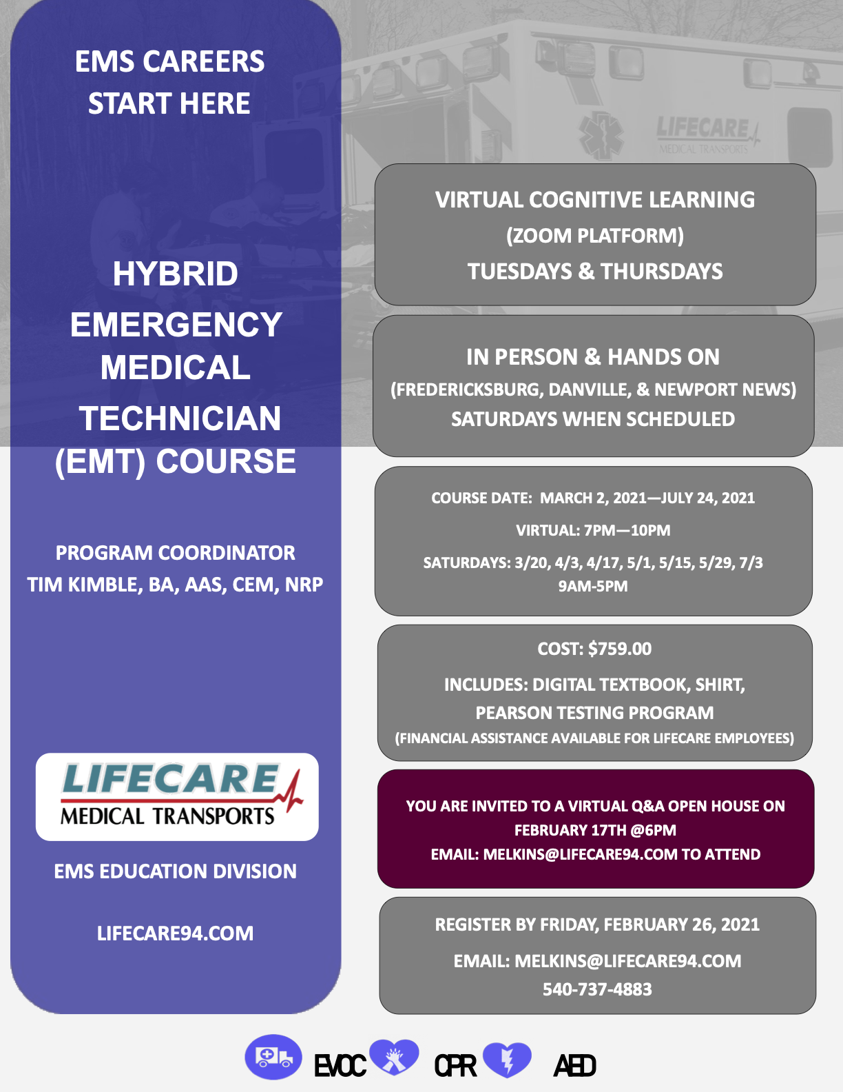 LifeCare EMT Flyer – Old Dominion EMS Alliance, Inc.