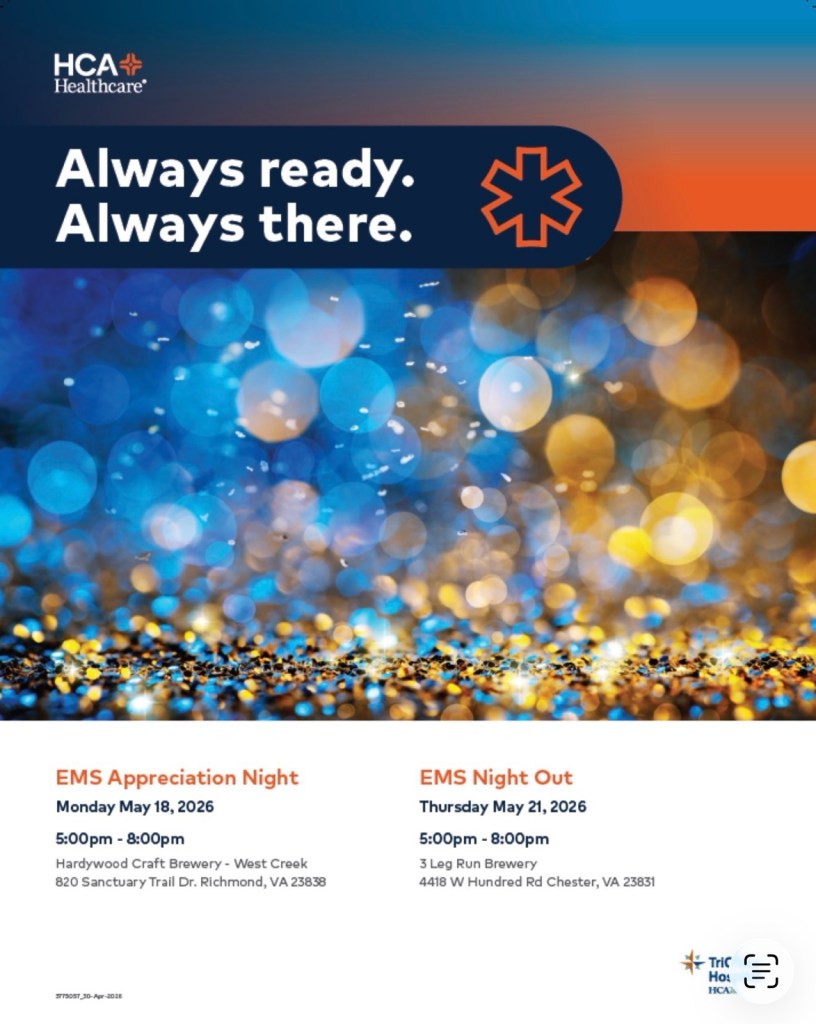 2026 EMS Week Events Schedule for OEMS Region 6 (ODEMSA)